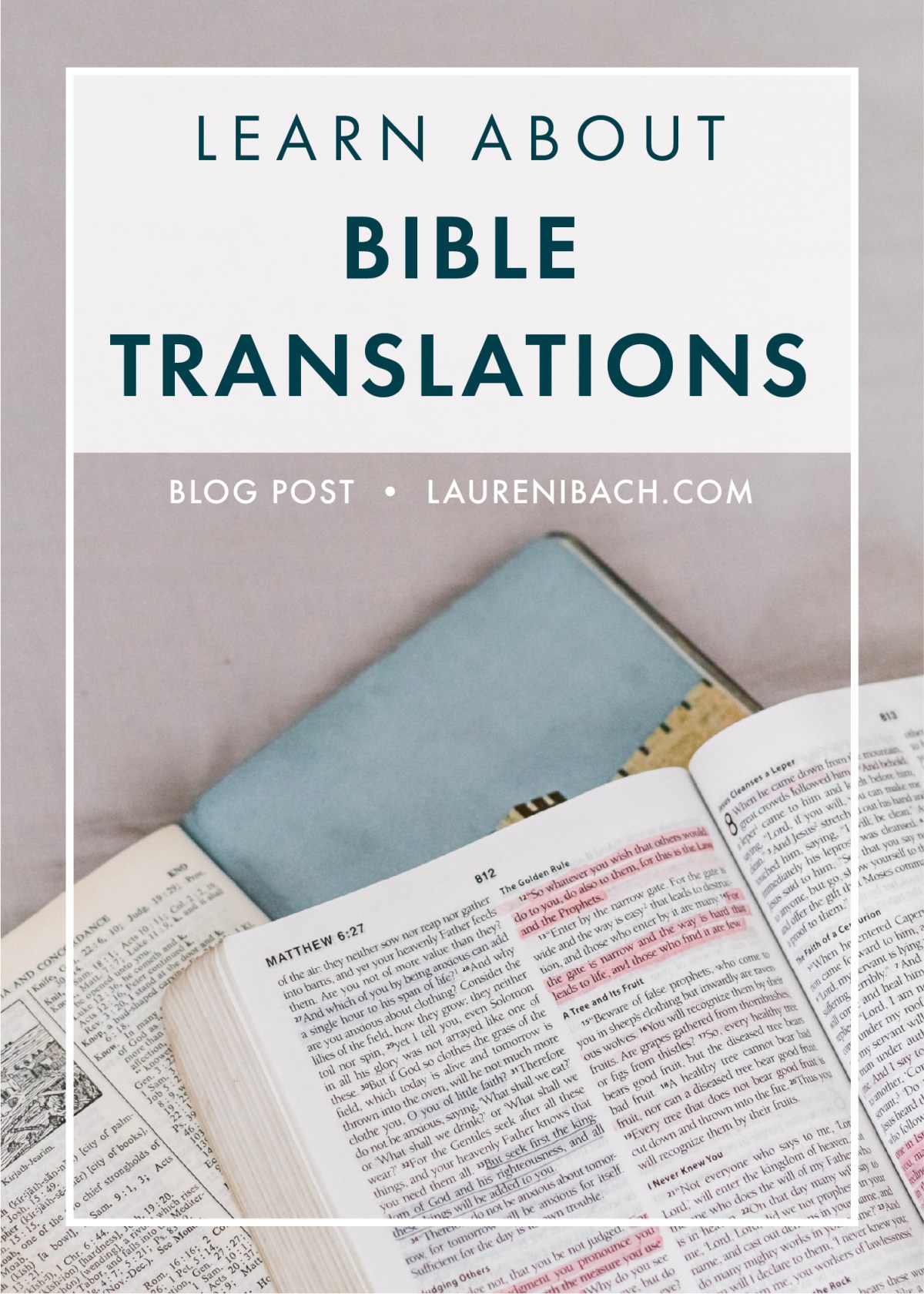 All About Bible Translations • Lauren Ibach