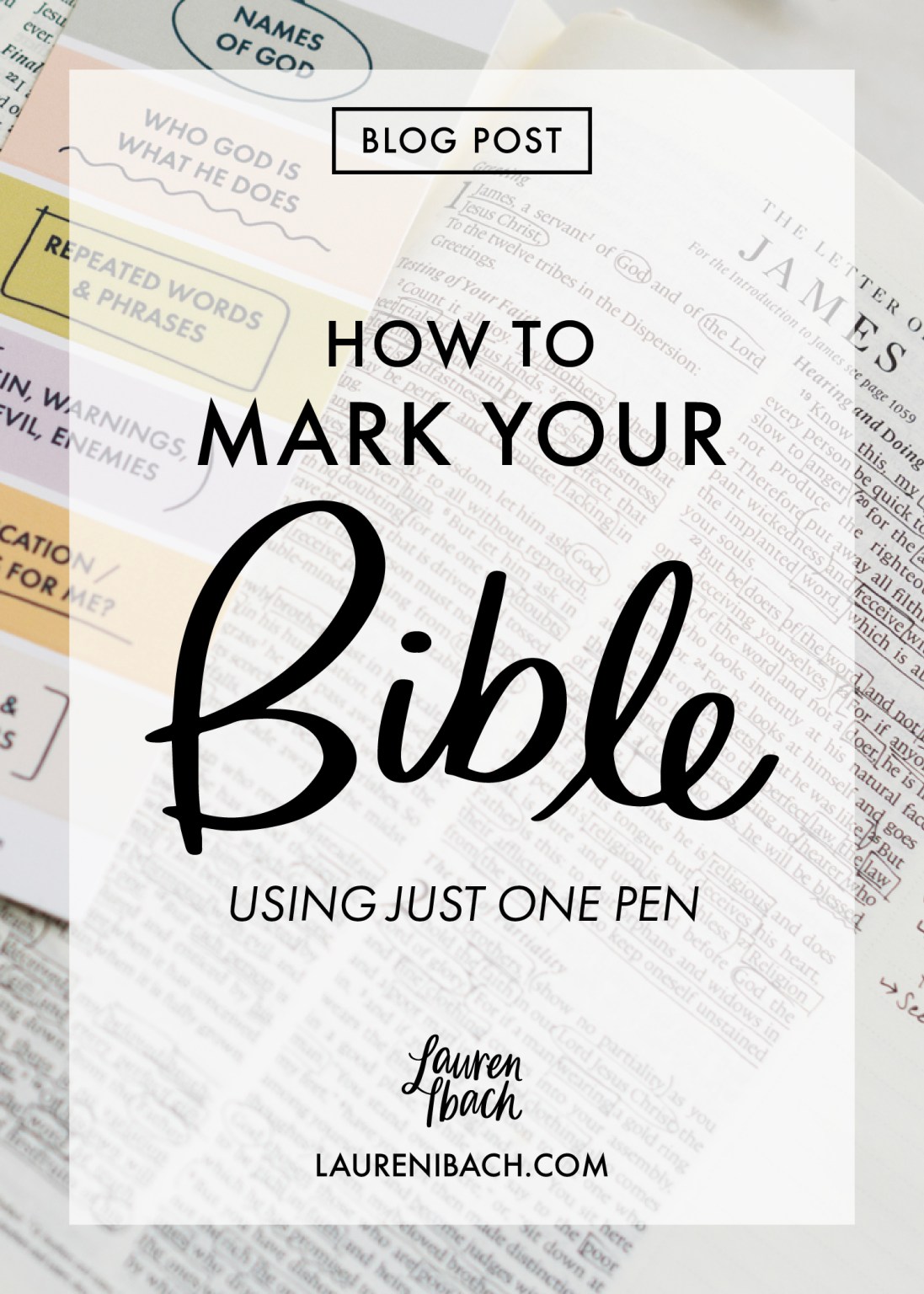 Learn Bible Marking | How to Mark Your Bible • Lauren Ibach