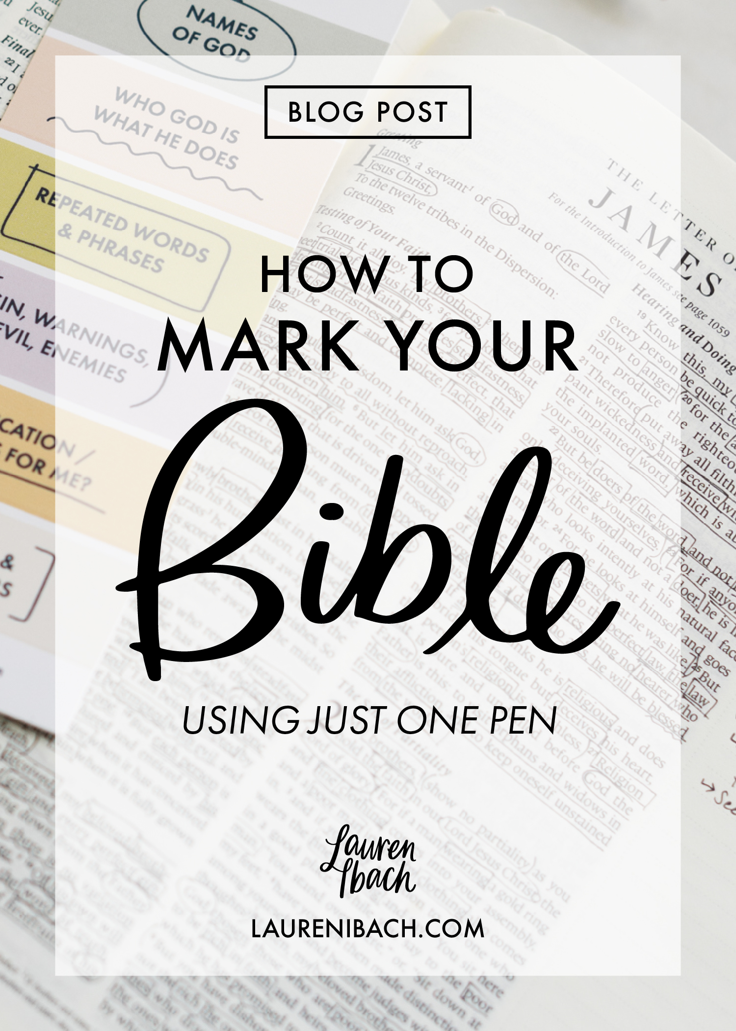Learn Bible Marking | How to Mark Your Bible • Lauren Ibach