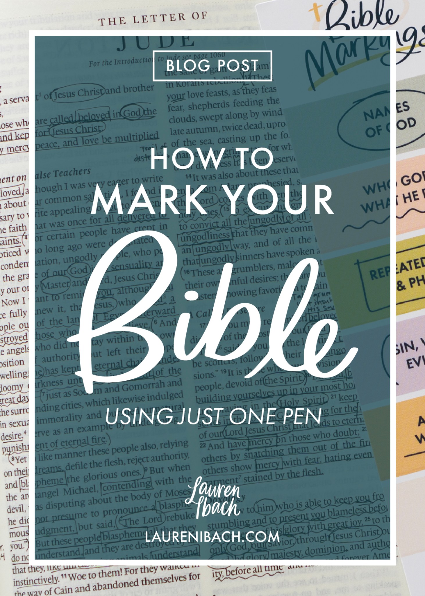 Learn Bible Marking | How to Mark Your Bible • Lauren Ibach