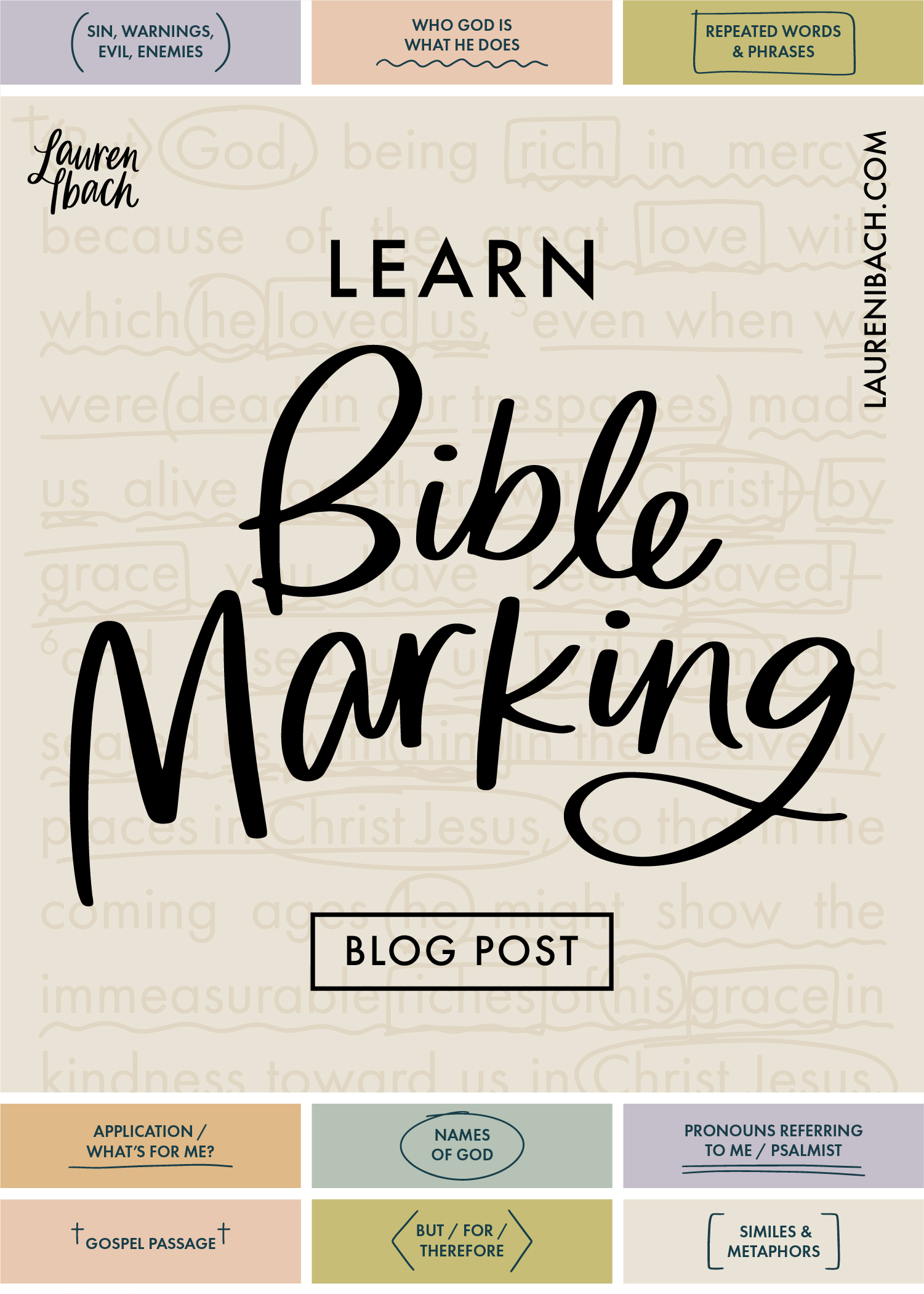 Learn Bible Marking | How to Mark Your Bible • Lauren Ibach