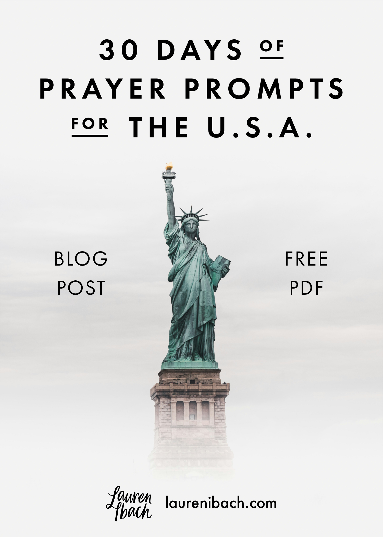 How to Pray for Your Country | 3 Steps to Pray for the USA • Lauren Ibach